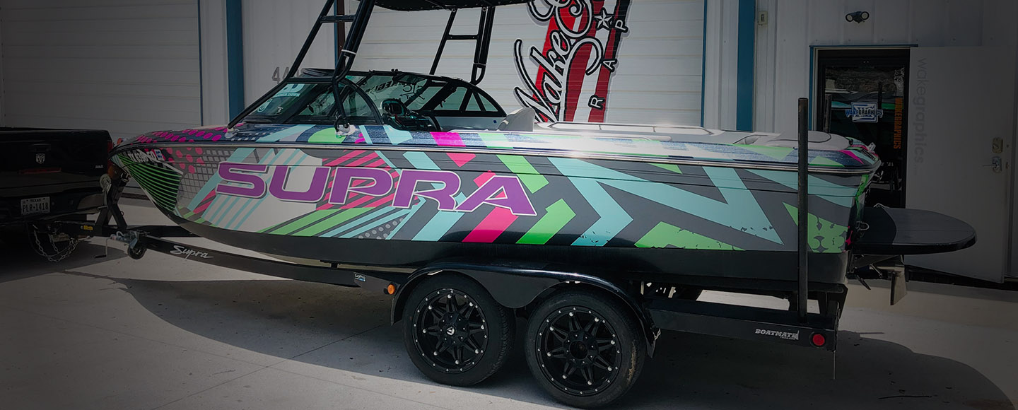 Boat Wraps | Wake Graphics